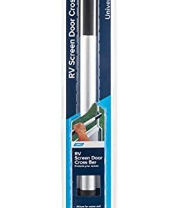 Camco 42183 Screen Door Cross Bar Handle | Allows for Easier Exit and Protectionof RV Screen Doors with Sturdy and Secure Grip