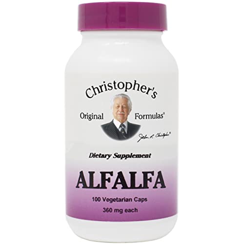 CHRISTOPHER'S ORIGINAL FORMULAS Single Herb Alfalfa 100 VEGIC