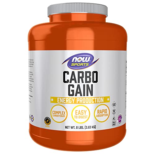 NOW Sports Nutrition, Carbo Gain Powder (Maltodextrin), Rapid Absorption, Energy Production, 8-Pound