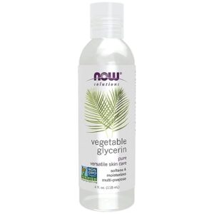 now solutions, vegetable glycerin, 100% pure, versatile skin care, softening and moisturizing, 4-ounce