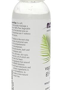 NOW Solutions, Vegetable Glycerin, 100% Pure, Versatile Skin Care, Softening and Moisturizing, 4-Ounce