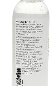 NOW Solutions, Vegetable Glycerin, 100% Pure, Versatile Skin Care, Softening and Moisturizing, 4-Ounce