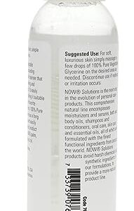 NOW Solutions, Vegetable Glycerin, 100% Pure, Versatile Skin Care, Softening and Moisturizing, 4-Ounce