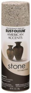 rust-oleum 7995830 stone creations spray, 12 oz, pebble