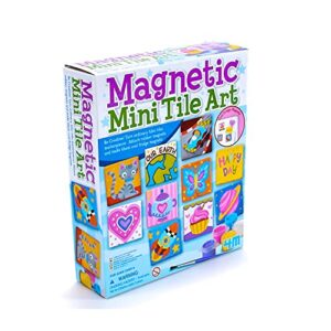 4m magnetic mini tile art, art & crafts diy kit, for boys & girls ages 8+