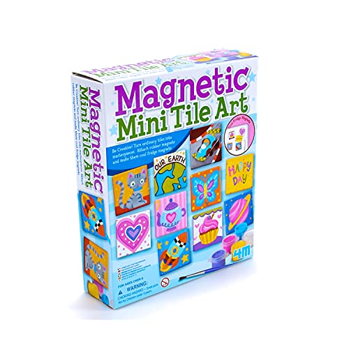 4M Magnetic Mini Tile Art, Art & Crafts DIY Kit, For Boys & Girls Ages 8+