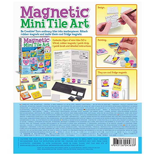 4M Magnetic Mini Tile Art, Art & Crafts DIY Kit, For Boys & Girls Ages 8+