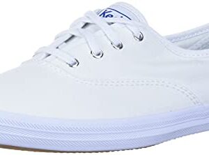 Keds Women's Champion Original Canvas Lace-Up Sneaker, White, 11 W US