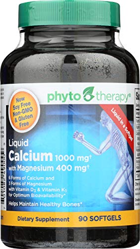 Phyto-Therapy Liquid Calcium, 1000 Mg, 90 Count