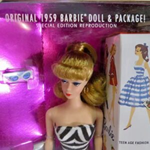 Original 1959 Blonde Barbie Doll 35th Anniversary Special Edition REPRODUCTION