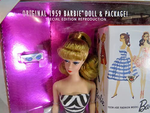 Original 1959 Blonde Barbie Doll 35th Anniversary Special Edition REPRODUCTION