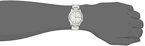 Men's SNK789 SEIKO 5 Automatic Stainless Steel Watch with White Dial