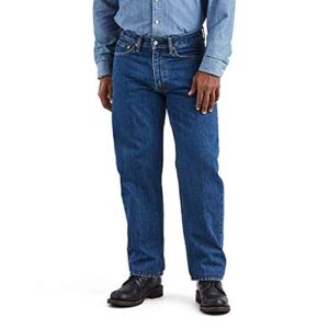 levi's men's 550 relaxed fit jeans (also available in big & tall), dark stonewash, 36w x 32l