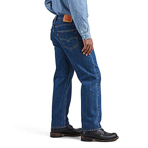 Levi's Men's 550 Relaxed Fit Jeans (Also Available in Big & Tall), Dark Stonewash, 34W x 32L