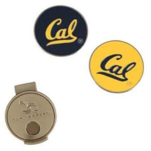 team effort unisex adult visor cal berkeley golden bears hat clip 2 ball markers, uc-berkeley