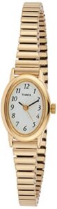 timex women's t21872 cavatina gold-tone stainless steel expansion band watch