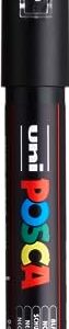 Posca Marker 1M in Black, Posca Pens for Art Supplies, School Supplies, Rock Art, Fabric Paint, Fabric Markers, Paint Pen, Art Markers, Posca Paint Markers