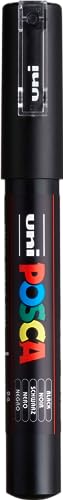 Posca Marker 1M in Black, Posca Pens for Art Supplies, School Supplies, Rock Art, Fabric Paint, Fabric Markers, Paint Pen, Art Markers, Posca Paint Markers