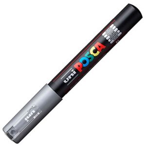 posca acrylic paint marker, extra fine, 1, silver