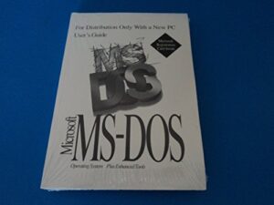 microsoft ms-dos operating system plus enhanced tools, version 6.22