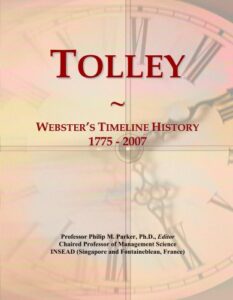 tolley: webster's timeline history, 1775 - 2007