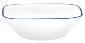 corelle square vitrelle 22-ounce soup/cereal bowl, cocoa blossom