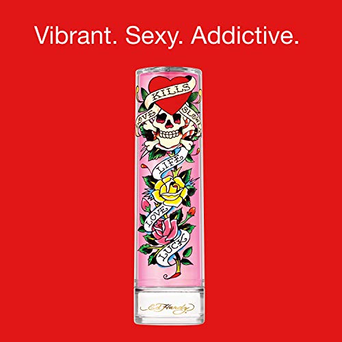 Ed Hardy Women's Perfume Fragrance by Christian Audigier, Eau De Parfum, 3.4 Fl Oz