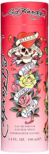 Ed Hardy Women's Perfume Fragrance by Christian Audigier, Eau De Parfum, 3.4 Fl Oz