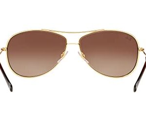 Ray-Ban RB3293 Metal Pilot Sunglasses, Gold/Dark Brown Gradient, 63 mm