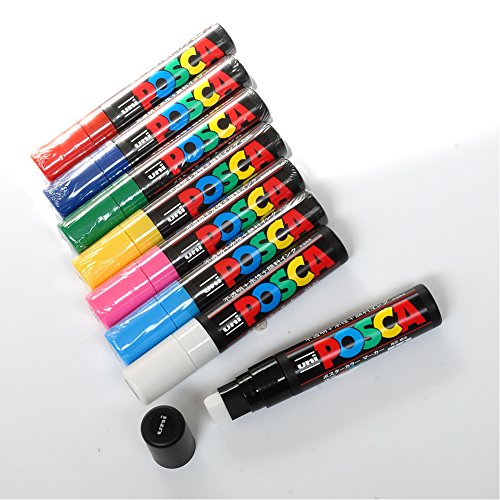 uni Posca Extra Bold Marker, White (PC17K.1)