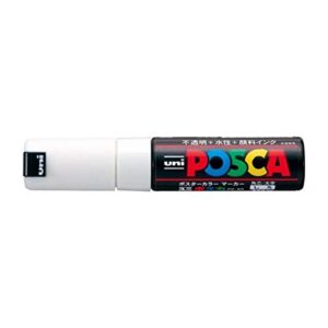 uni posca bold marker, white (pc8k.1)