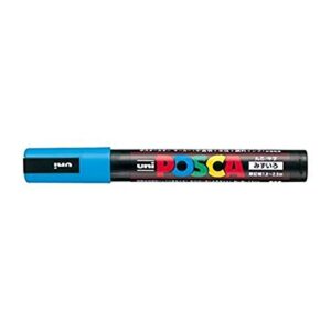 uni posca medium marker, sky blue (pc5m.8)