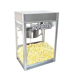 Paragon - Manufactured Fun Professional Series 8 Ounce Popcorn Machine for Professional Concessionaires Requiring Commercial Quality High Output Popcorn Equipment, Stainless Steel