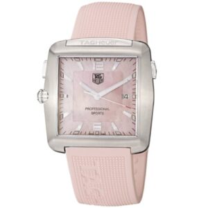 tag heuer women's wae1114.ft6011 tiger woods professional rubber sports watch