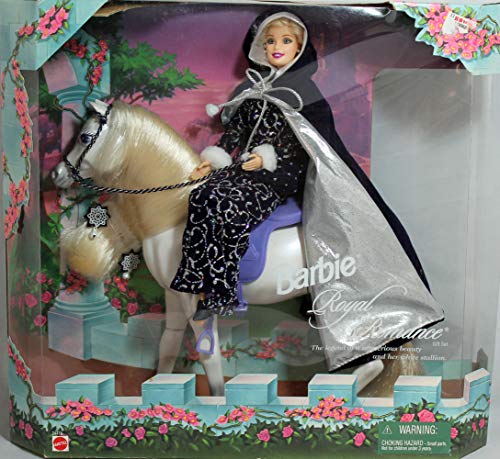 1999 Royal Romance Barbie the Legend of a Mysterious Beauty and Her White Stallion