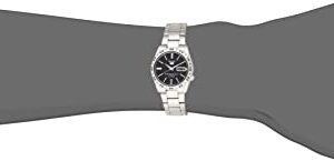 Seiko Men's Analogue Automatic Watch with Stainless Steel Bracelet – SNKE01K1, Black/Silver, Bracelet