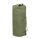 Rothco Gi Style Canvas Double Strap Duffle, Olive Drab