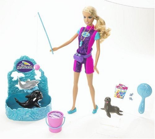 Barbie I Can Be: SeaWorld Trainer Doll Play Set