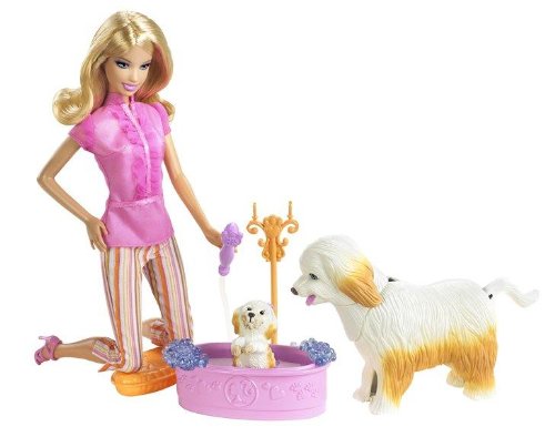 Barbie Reality Clean Up Pup Playset