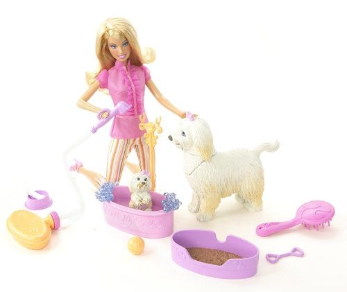 Barbie Reality Clean Up Pup Playset