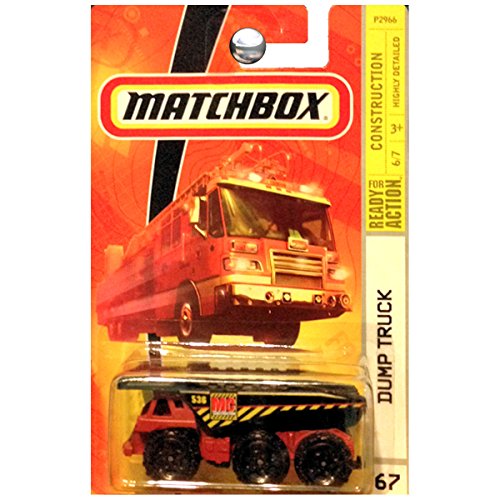 Matchbox Dump Truck Maroon Construction #67 1:64 Scale Collectible Car