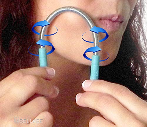 Bellabe Facial Hair Remover for Women. Remove Unwanted Hair on Upper Lip, Chin, Face, or Neck | The Original Hair Remover Spring for Unsightly Hair | Made in The USA