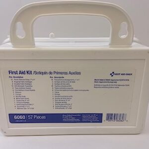 First Aid Only 6060 10-Person Emergency First Aid Kit for Office, Home, and Worksites, 57 Pieces