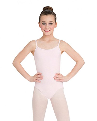 Capezio girls Classics Camisole With Adjustable Straps athletic leotards, Pink, Medium 7-8 US