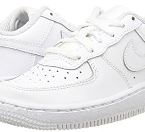 Nike [314193-117] AIR Force 1 PS PRE-School Shoes White/White