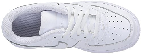 Nike [314193-117] AIR Force 1 PS PRE-School Shoes White/White