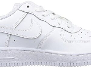 Nike [314193-117] AIR Force 1 PS PRE-School Shoes White/White