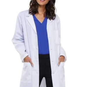 Cherokee Professionals Men & Women Scrubs Lab Coats 40" 1346, L, White