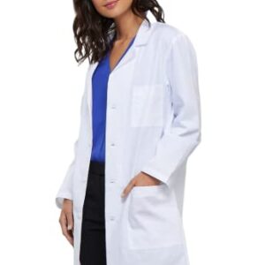 Cherokee Professionals Men & Women Scrubs Lab Coats 40" 1346, L, White