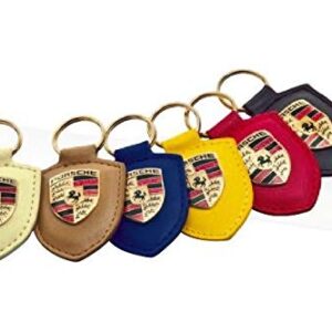 Porsche Crest Key Ring - Black